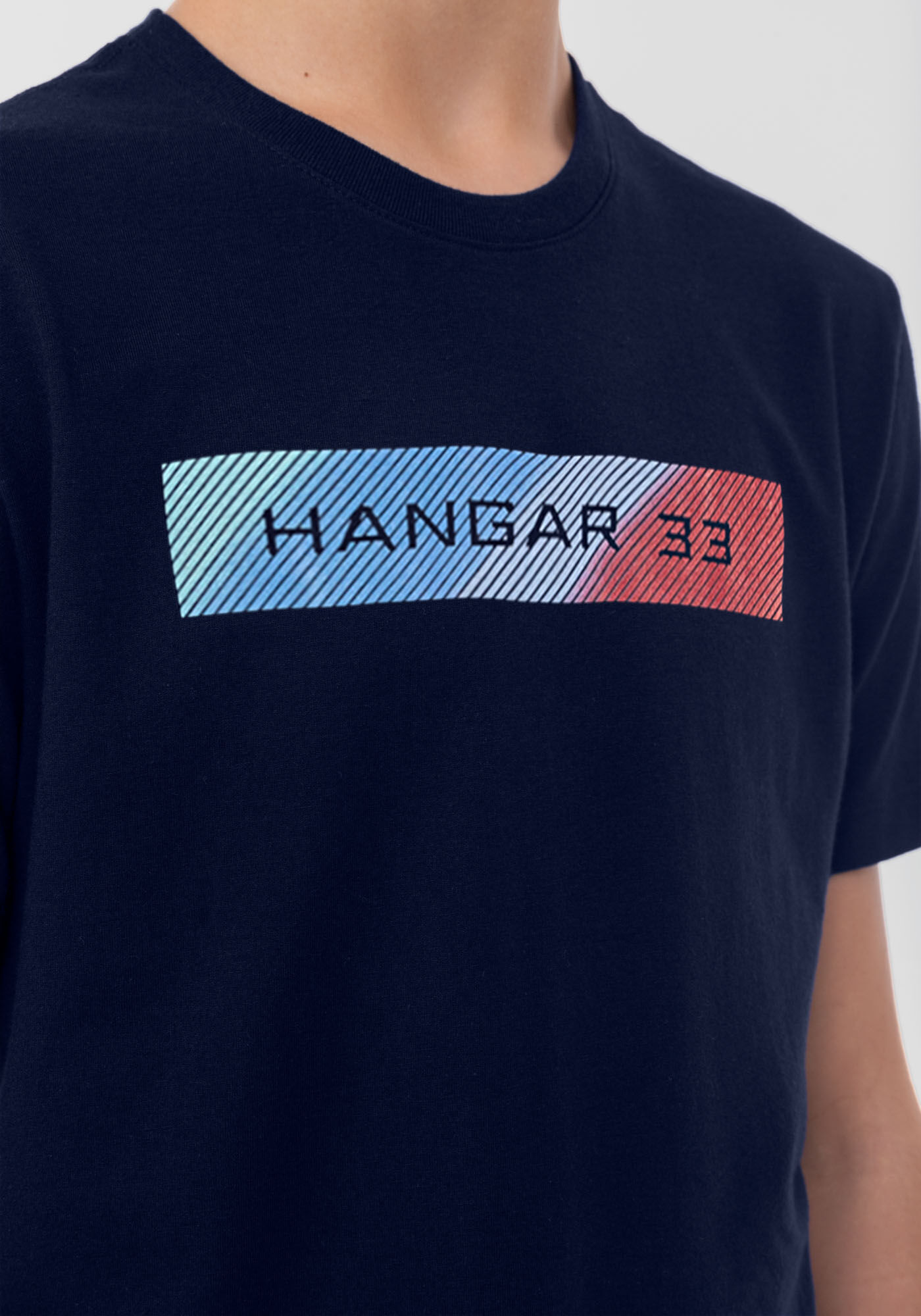 Camiseta Juvenil em Meia Malha com Estampa Hangar 33 | Hangar 33